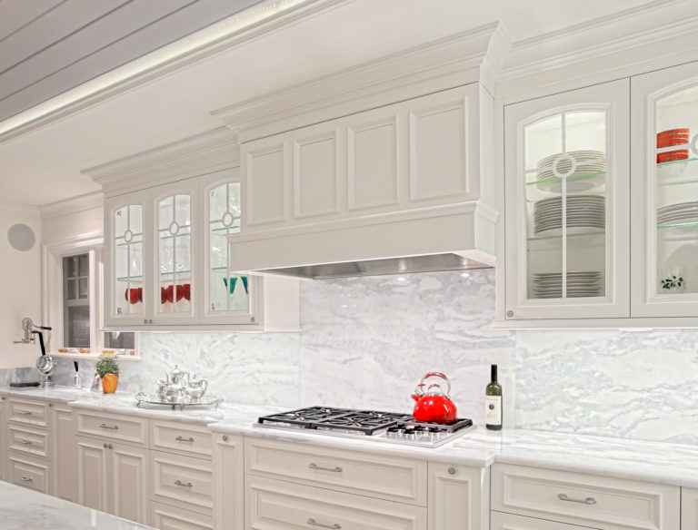 Custom Kitchen Display Cabinets Create a Focal Point - Benvenuti and Stein